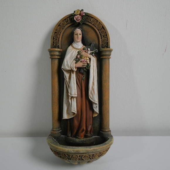 Roman | Wall Decor | Roman Inc St Therese Holy Water Font Wall Hanging ...